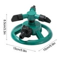 MORESEC under $5 360 Rotating Sprinkler, Automatic Garden Sprinkler ...