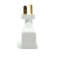 Projectpak 3 Outlet Grounded Wall Tap Splitter, 180° Rotating Plug ...