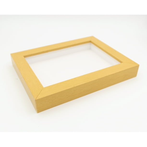 12x12 Shadowbox Gallery Wood Frames - Natural DEEP Shadow Box Frame ...