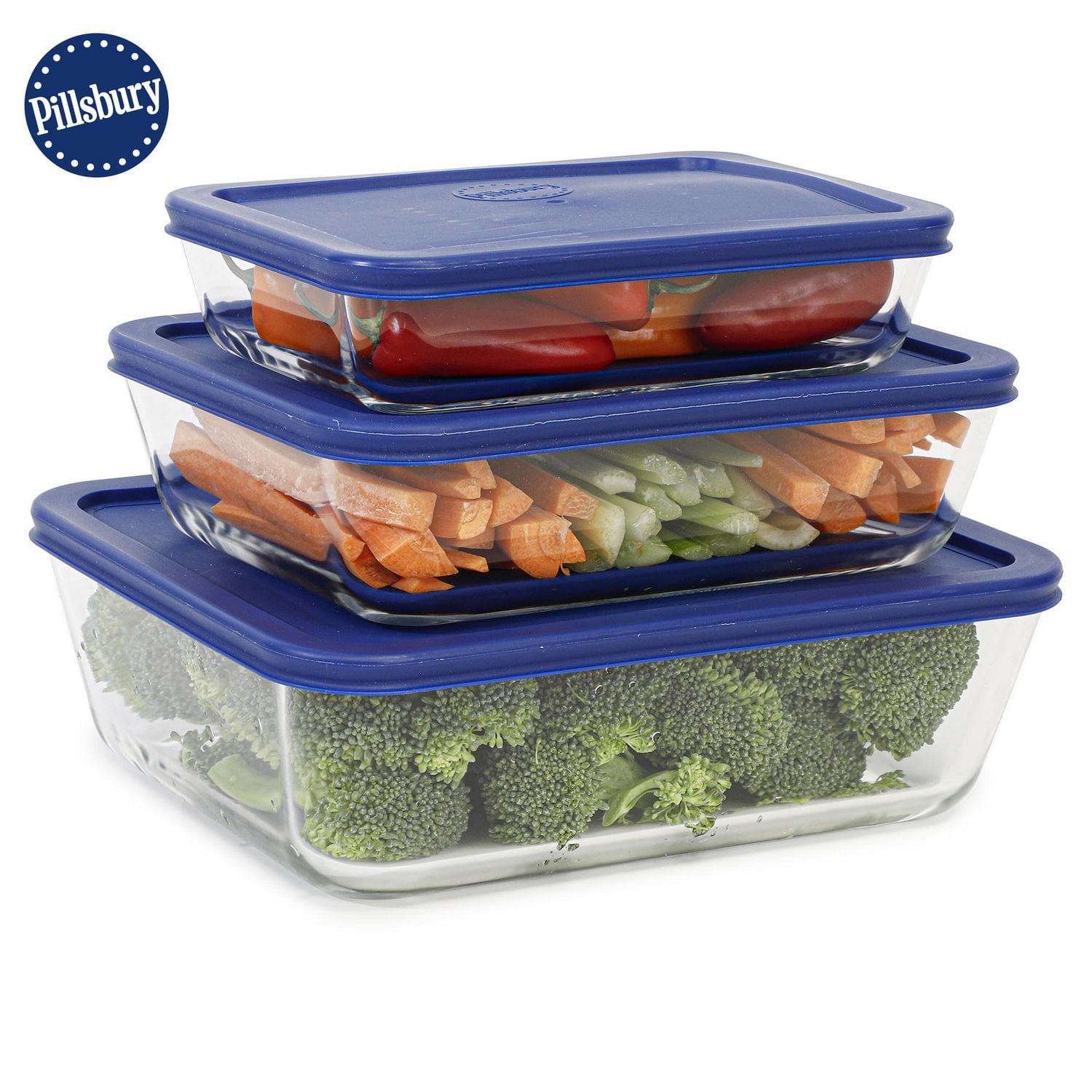 Click here for Pillsbury 6‑piece Borosilicate Glass Rectangular F... prices