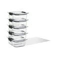 Rubbermaid Brilliance 10 Piece 2 Compartment Meal Prep Food Storage ...