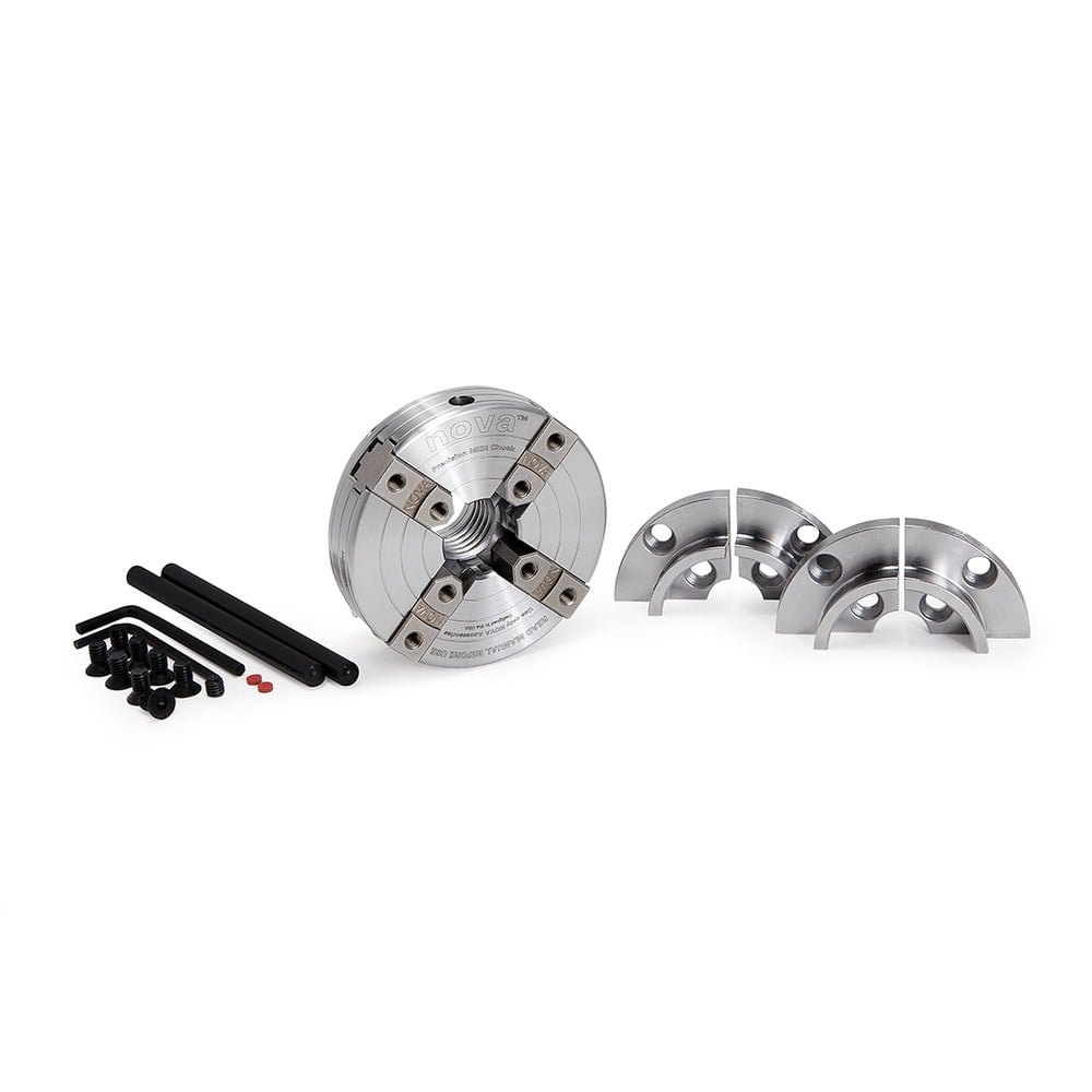 NOVA 48122 Select Precision Midi Wood Turning Chuck with JS50N Jaw ...