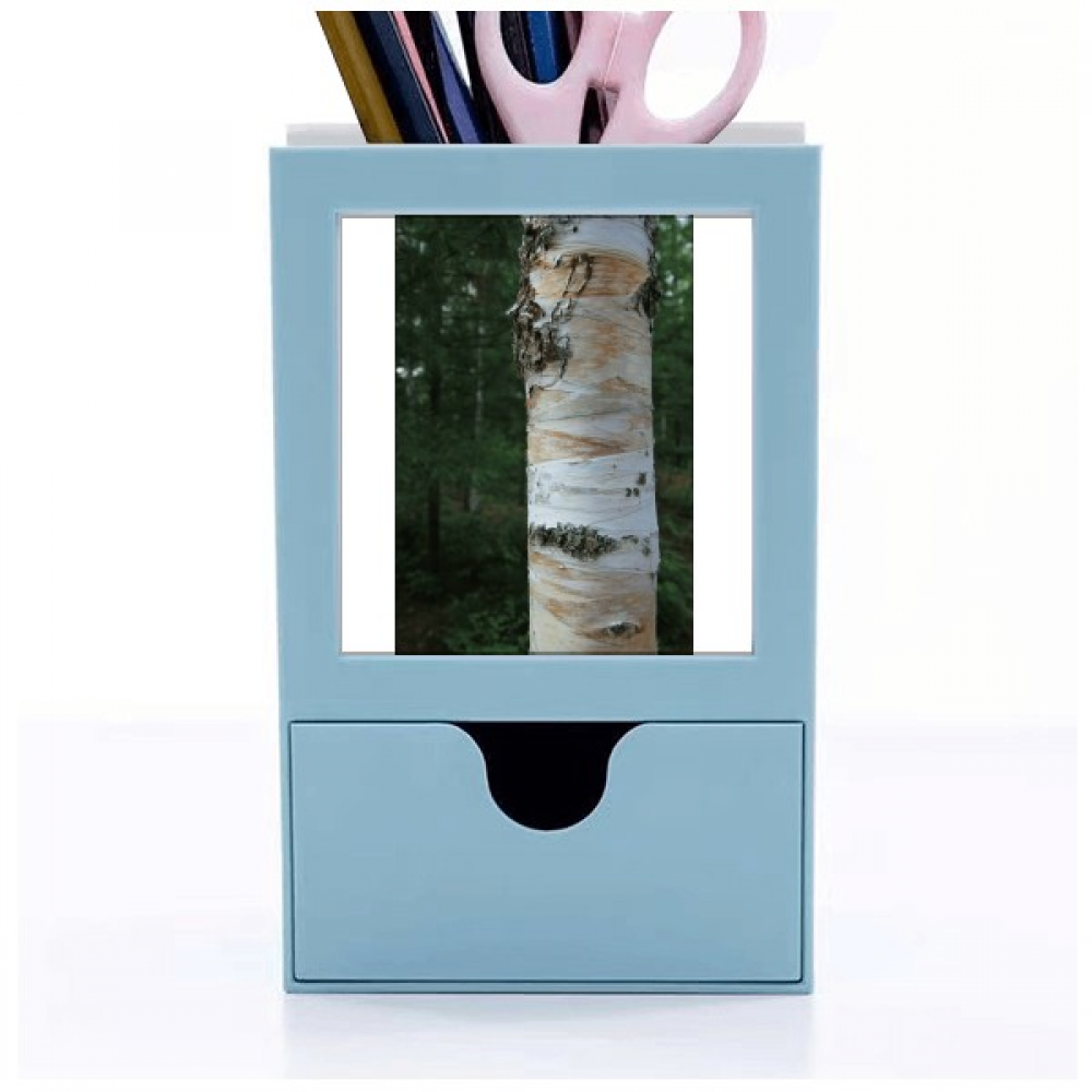 Brown Paper Trunk Art Deco Fashion Desk Supplies Organizer Pen Holder ...