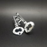 MilesMagic Magician's Cast Key Puzzle Metal Interlocking Keys Linking ...