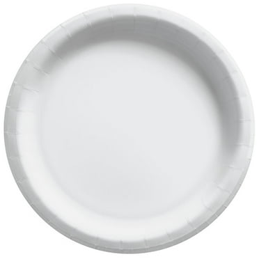 "AJM Packaging Economy Paper Plates - 9"" Microwaveable Plates, 1000 ...