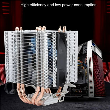 4 Heat Pipe CPU Fan Radiator Cooler CPU Heat Heat CPU Radiator Sink For ...