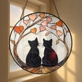 Decorative Cat Couple Acrylic Window Hanging – Heart Design - Walmart.com