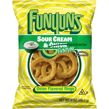 Funyuns Sour Cream and Funyuns Flavored Onion Ring 5.25 oz Bag ...