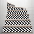 6Pcs Streak Tile Floor Stair Sticker PVC Kitchen Decoration Waterproof ...