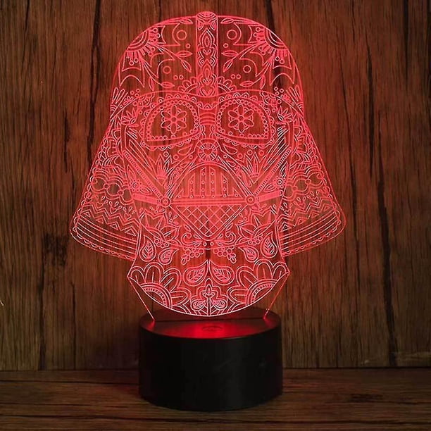 Star Wars Darth Vader 3d Led Night Light Kids Bedroom Table Lamp ...