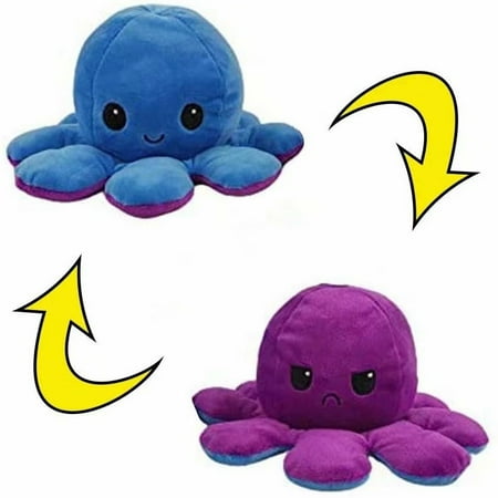 1 item reversible octopus plush cute octopus stuffed animals double ...