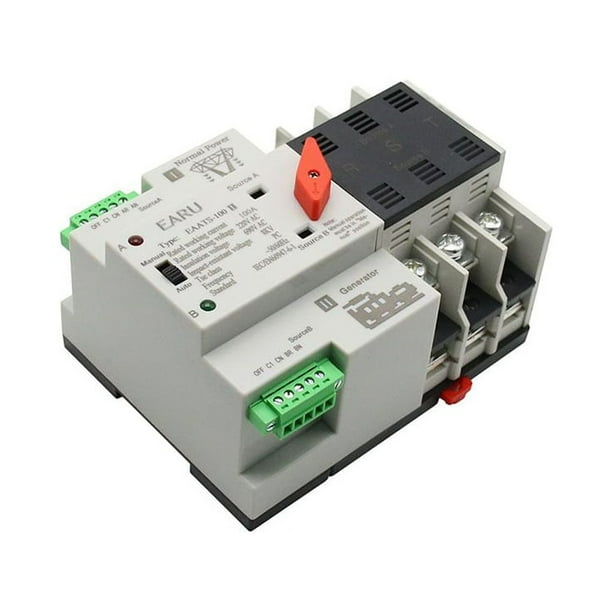 Unatoiry Automatic Transfer Switch Dual Power Rail Uninterrupted ...