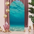 Arch Backdrop 5 Ft, Oceans Landscape Spandex Stretch Fitted Arch Cover ...