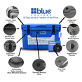 Blue Coolers Ice Vault - Lockable Lid, 60 Quart, Durable Roto-Molded ...
