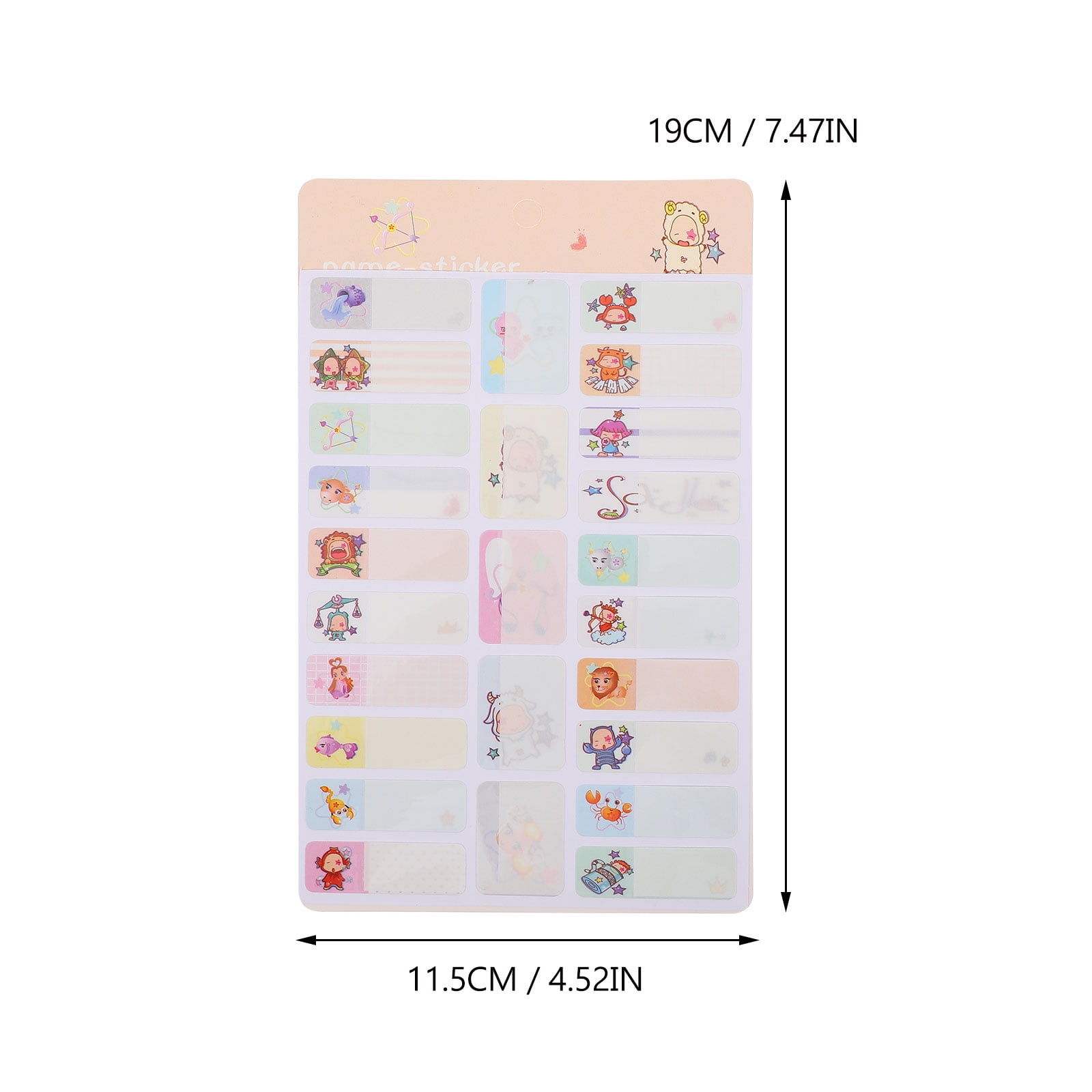 Click here for Pixnor 20 Sheets Name Stickers Practical Lovely Na... prices