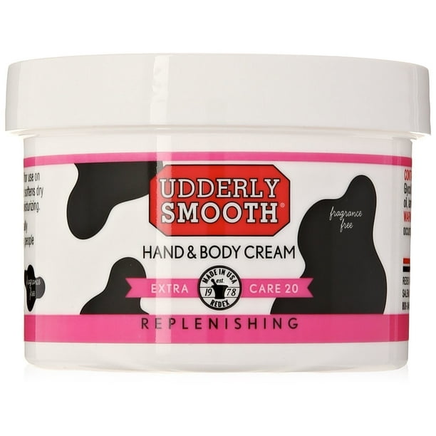 Udderly Smooth Extra Care Cream with 20% Urea, Replenishing, 8 Oz ...