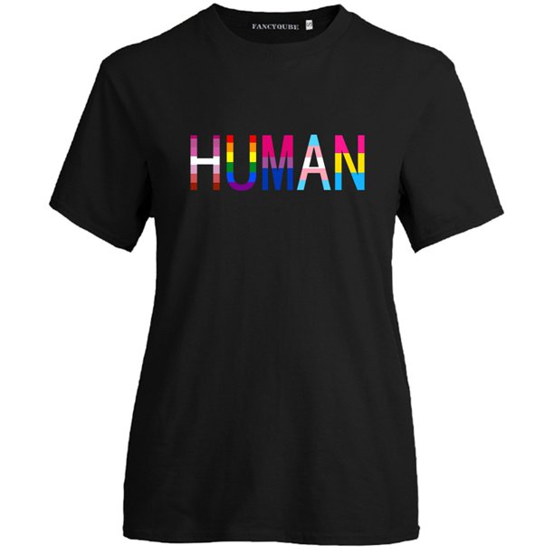 Feiradevaidade Womens Human Rainbow Flag Lgbt Gay Pride Month