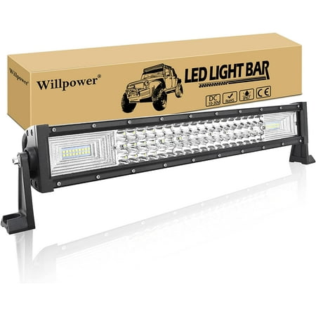 Sinda 22 Inch 270W Spot Flood Combo Led Light Bar Off Road Lights Boat ...