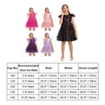 IBTOM CASTLE Little Girls Princess Tulle Tutu Dress Flutter Sleeve Star ...