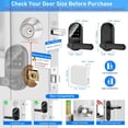Smart keypad Door Lock with Handle，Fingerprint Keyless Entry Digital ...