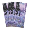 4 Pack Printed Kitchen Dish Towels Soft and Absorbent Dish Cloths ...