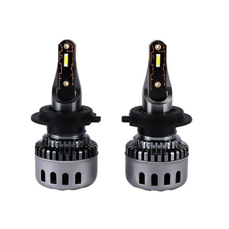 Smilepp 2 Pieces 6000lm 6000K Car Headlight Bulb Replacement Vehicle ...