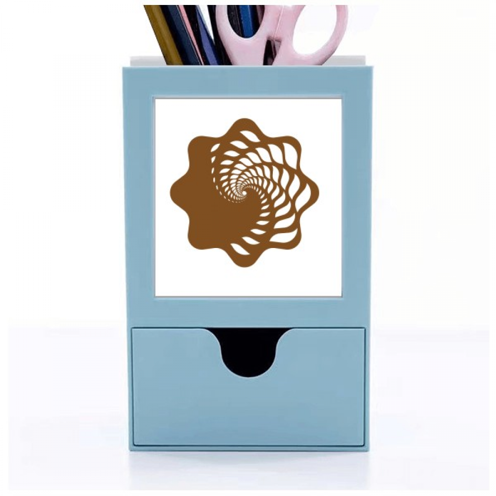 Octagonal Circular Infinite Hollowing Desk Supplies Organizer Pen ...