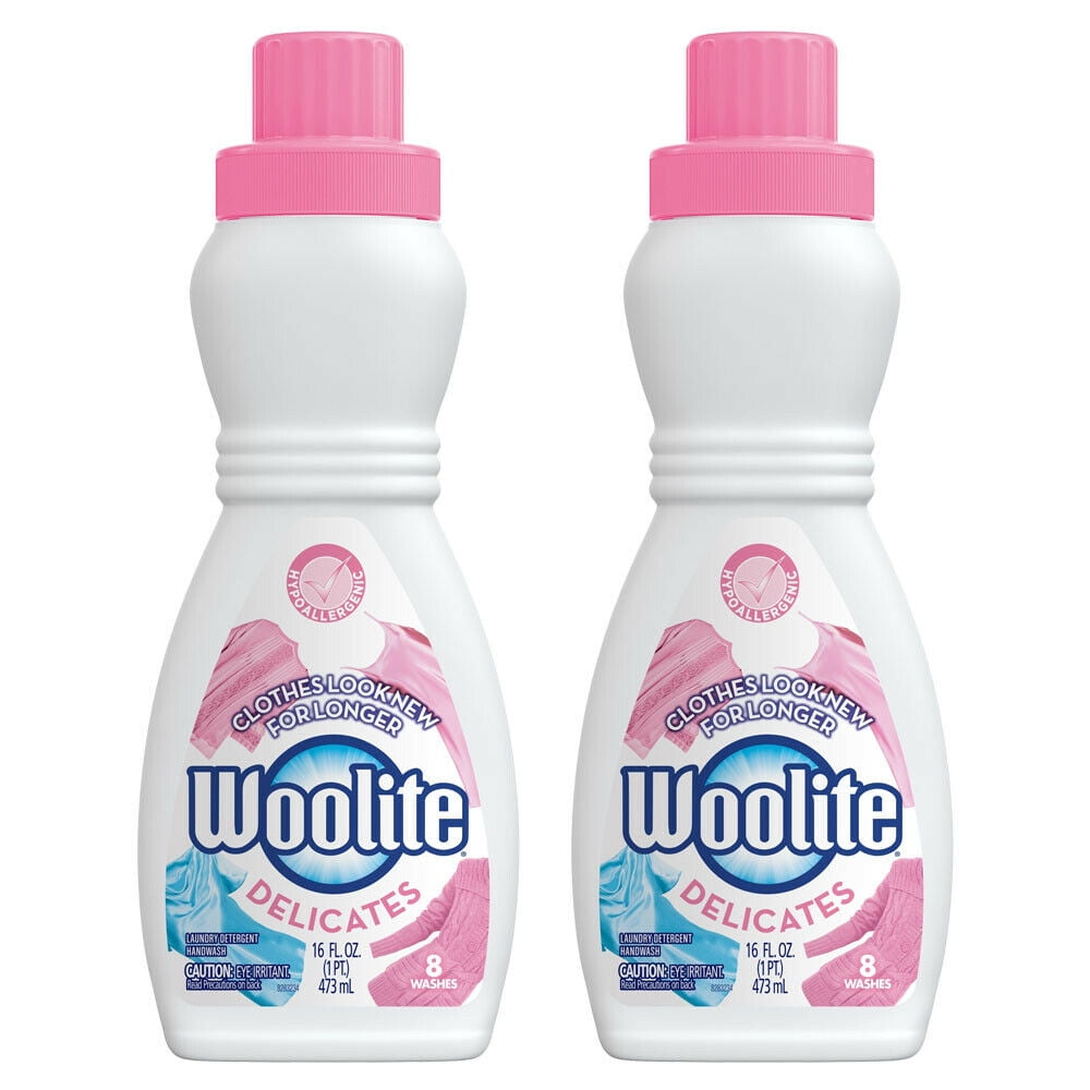 Woolite Delicates Laundry Detergent, 16 oz/ 10 loads (Pack of 2 ...