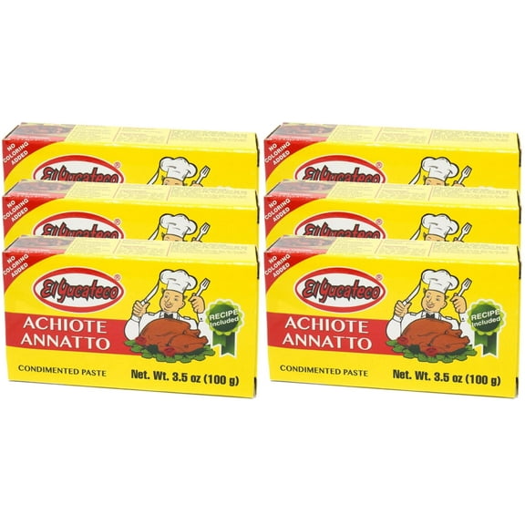 El Yucateco, Achiote Paste, 3.5 oz, Pack of 3, for Marinating Meats ...
