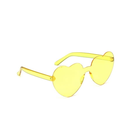 Decodeary Transparent Jelly Color Anti-sunburn Cute Eyewear Retro Easy ...