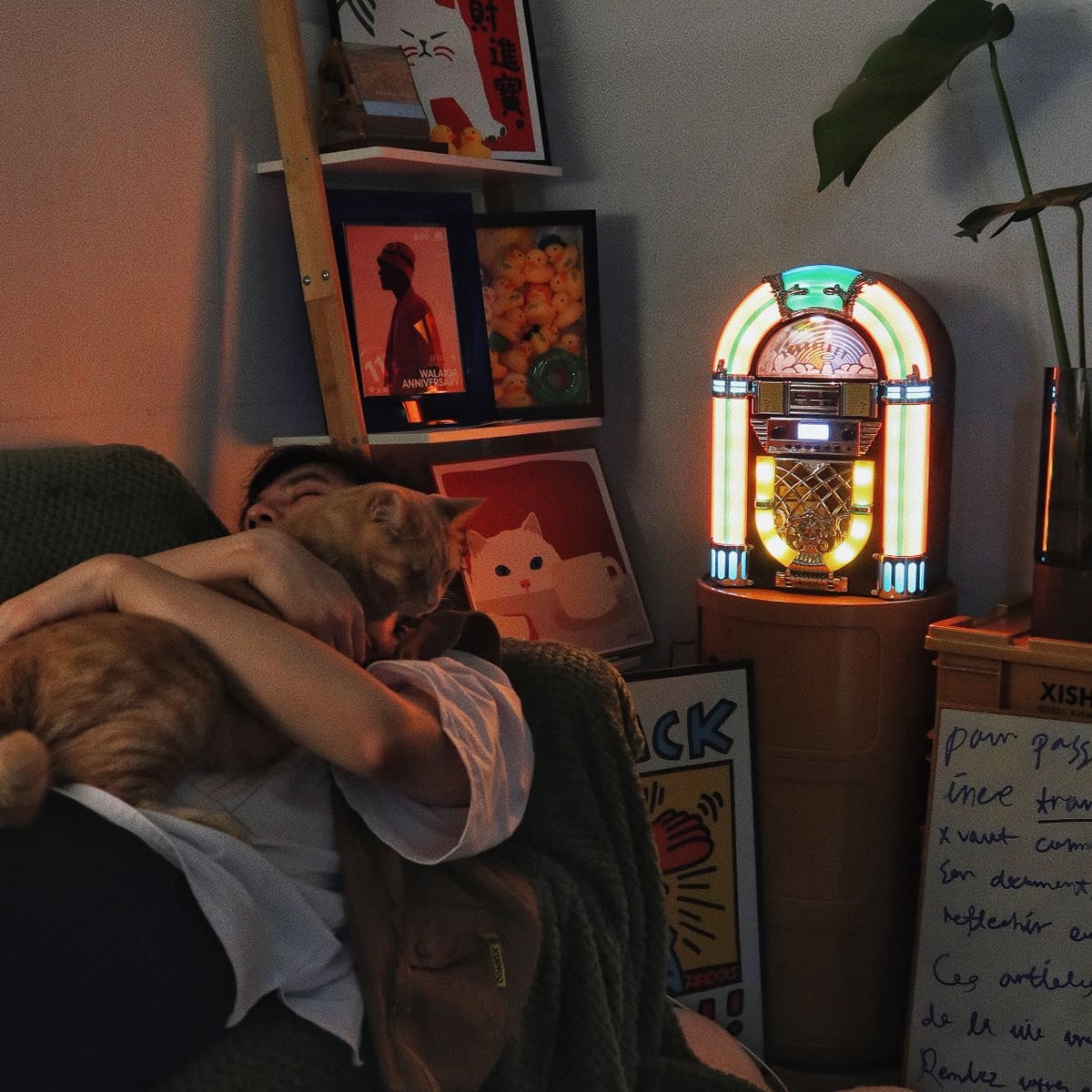 Buy Arkrocket Athena Mini Jukebox / Tabletop CD Player / Bluetooth ...