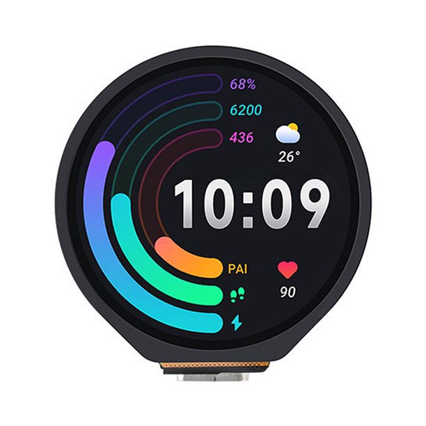 Pantalla LCD Redonda RP2040 Puerto USB C 1 28 Pulgadas 240x240 Píxeles para Raspberry Pi ...