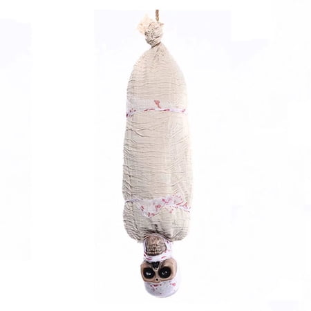 SINMI Animated Halloween hanging corpse with effect for indoor and ...