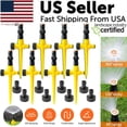 360 ° Rotation Auto Irrigation System Garden Lawn Sprinkler Patio Save ...