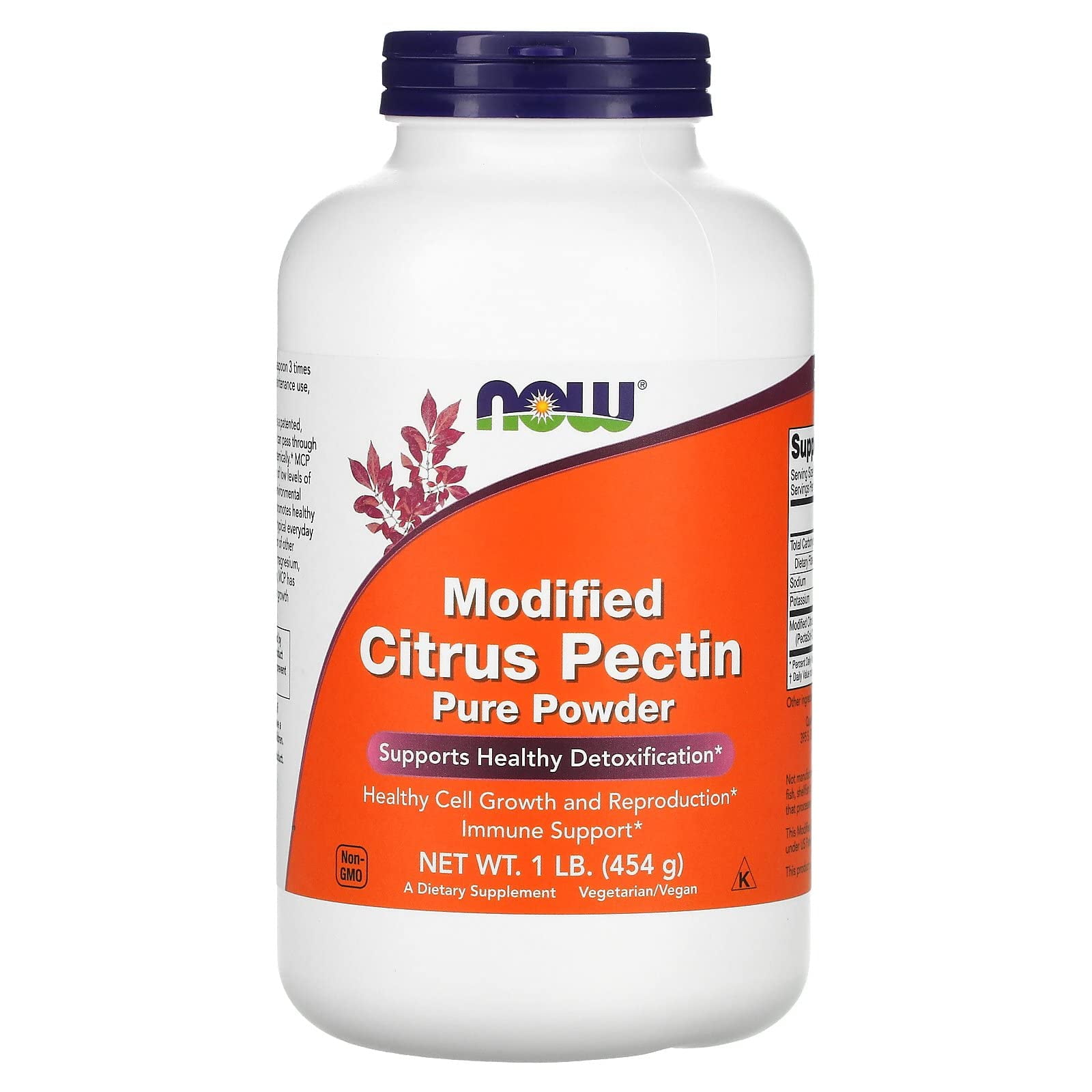 Polvo de pectina cítrica modificada Supplement NOW, 454 g | Bodega Aurrera en línea