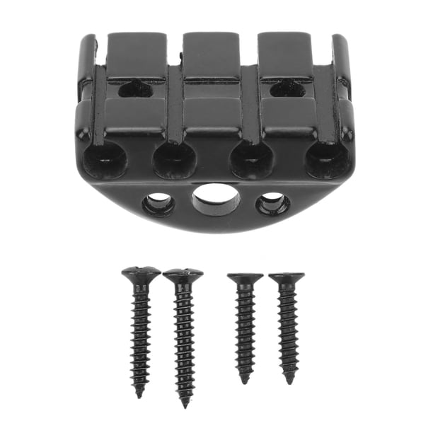 Headless 4 Strings Electric Guitar Bridge, Electric Guitar Bridge Black ...