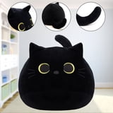 Black Cat Soft Toy Stuffed Animal, Black Cat Cuddly Animal Stuffed ...
