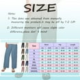 Women Classic Fall Plus Size Wide Legged Trouser Ladies Breathable