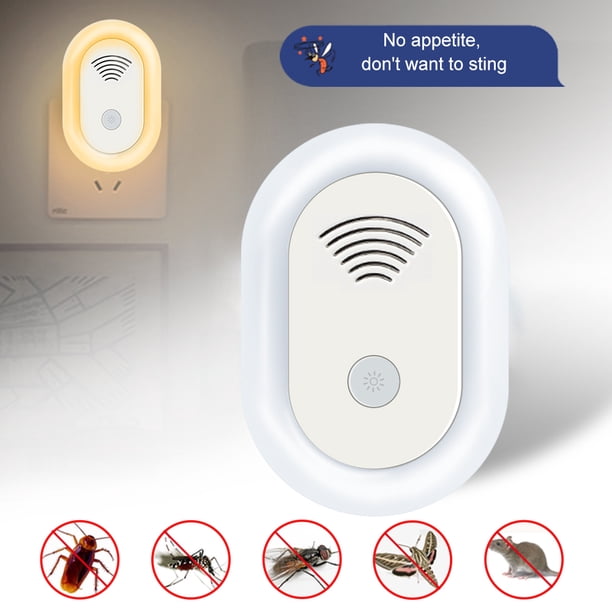 Ultrasonic Pest Repeller - Electronic Plug in Insect Control, Indoor ...