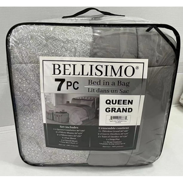 Bellisimo 7Pc Queen Bed In A Bag Set - Assorted - Brand New - Walmart.ca