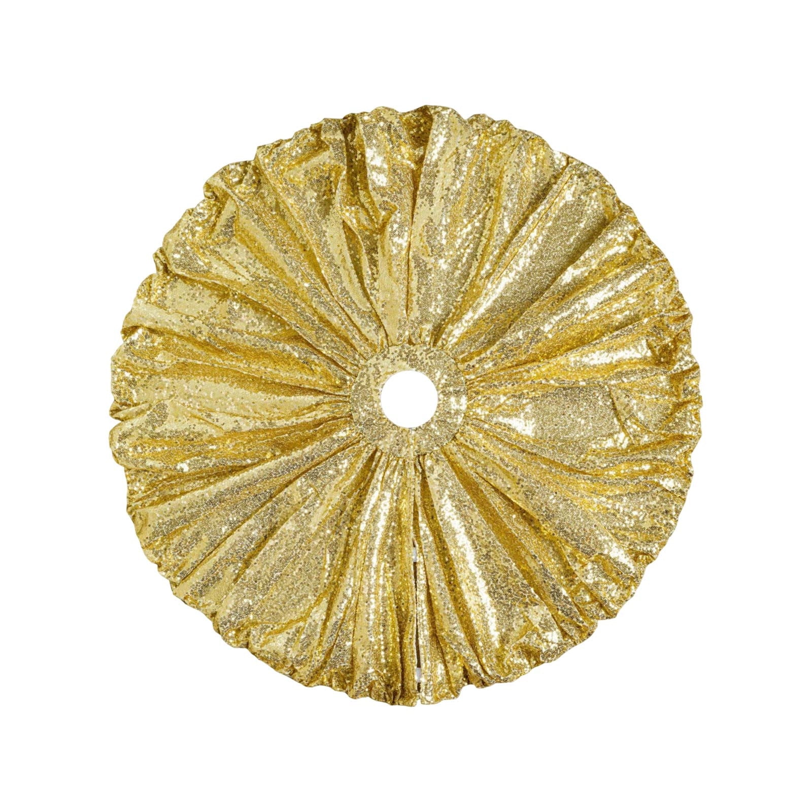 Click here for Unbranded Christmas Tree Skirt Gold Sequin Christm... prices
