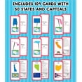 Carson Dellosa States and STF9 Capitals Flash Cards for Kids Ages 8 ...
