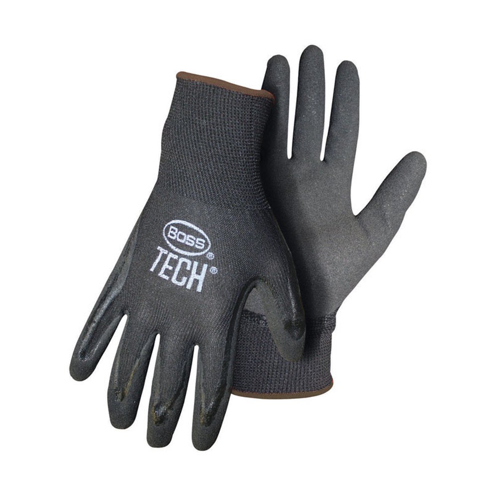 Boss Gloves - 7820M Medium Black Boss Tech Premium Gloves - Walmart.com ...