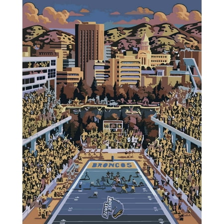 DIY Oil Painting Architecture Urban design Building Field house ...