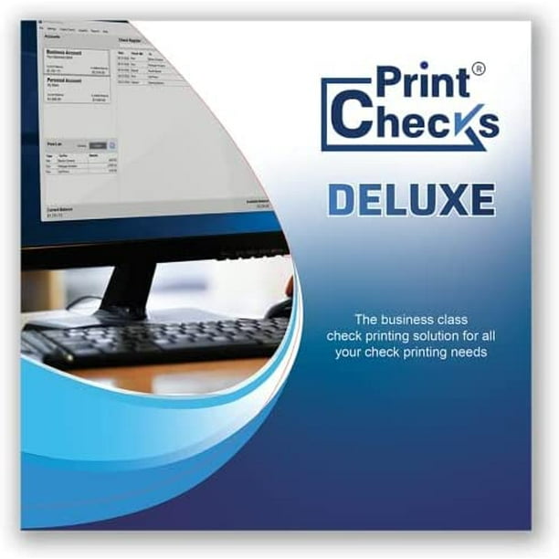 Print Checks Deluxe - Cheque Printing Software for Windows Complete Kit ...