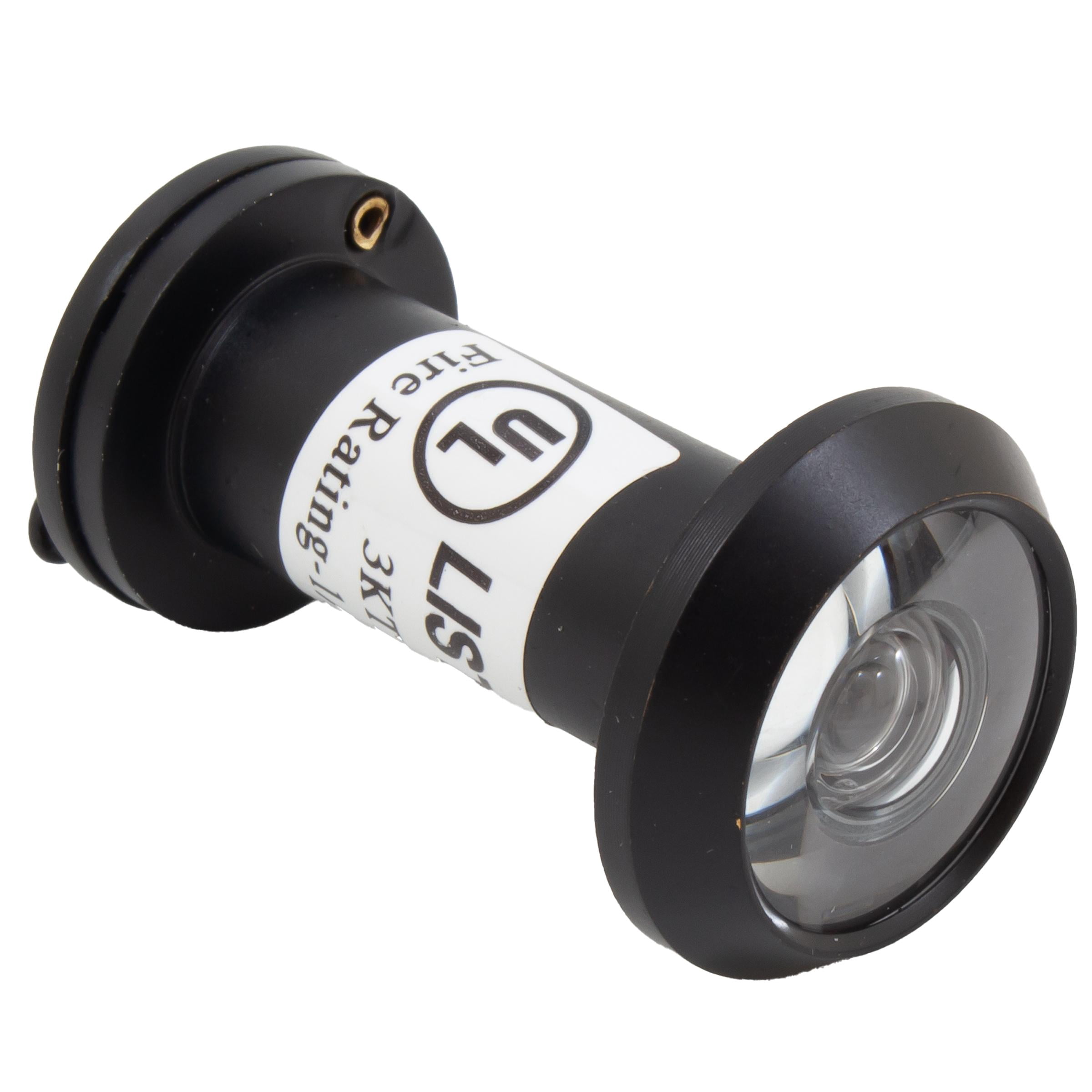 UL-Rated Door Viewer with Cover, 180 Degrees, 9/16" Bore Hole, Adjusts ...