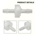 3MM To 12MM Plastic White Check Valve Way Non-Return Valve Oil Gas ...