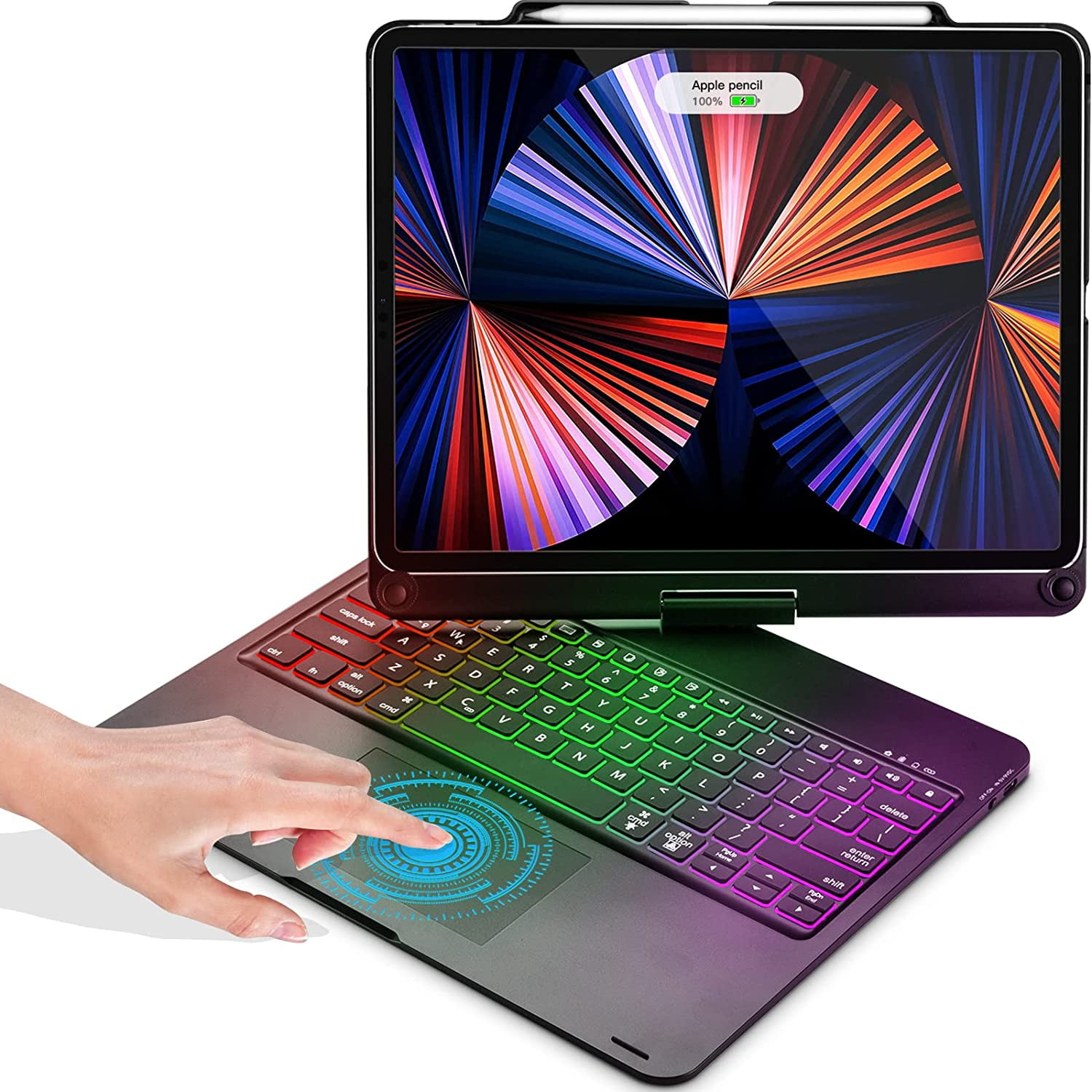 Kvago Multi-Touch Trackpad Keyboard,for iPad Pro 12.9 inch Generation ...