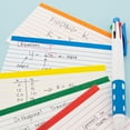 BAZIC Ruled Color Coded Index Card 3" X 5", Ruled Lined Card, 100 Count ...