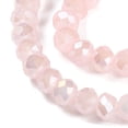 Baking Electroplate Glass Beads Strands AB Color Faceted Rondelle ...